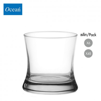 (Set Of 6) Ocean Tango High Quality Double Rock Whisky Or Water Glass, 350ml